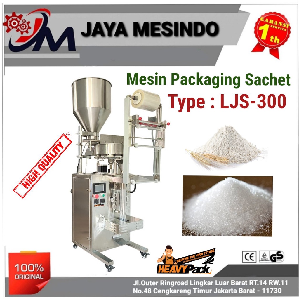 Jual Mesin Packaging Sachet Granule Bubuk LJS-300 HEAVYPACK | Shopee ...