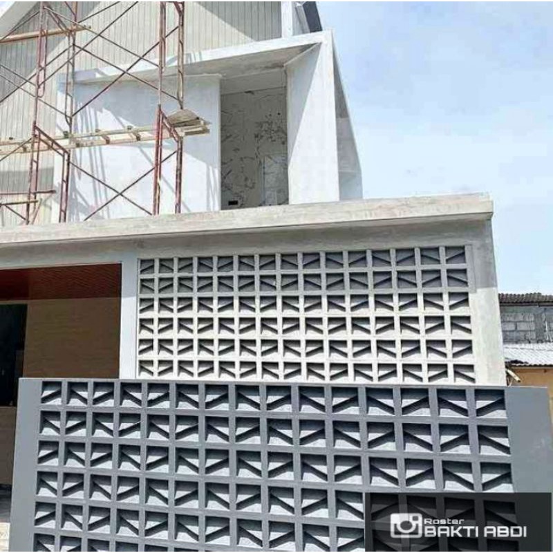 Jual roster beton(2muka),anti tampias,lubang angin,minimalis,jalusi ...
