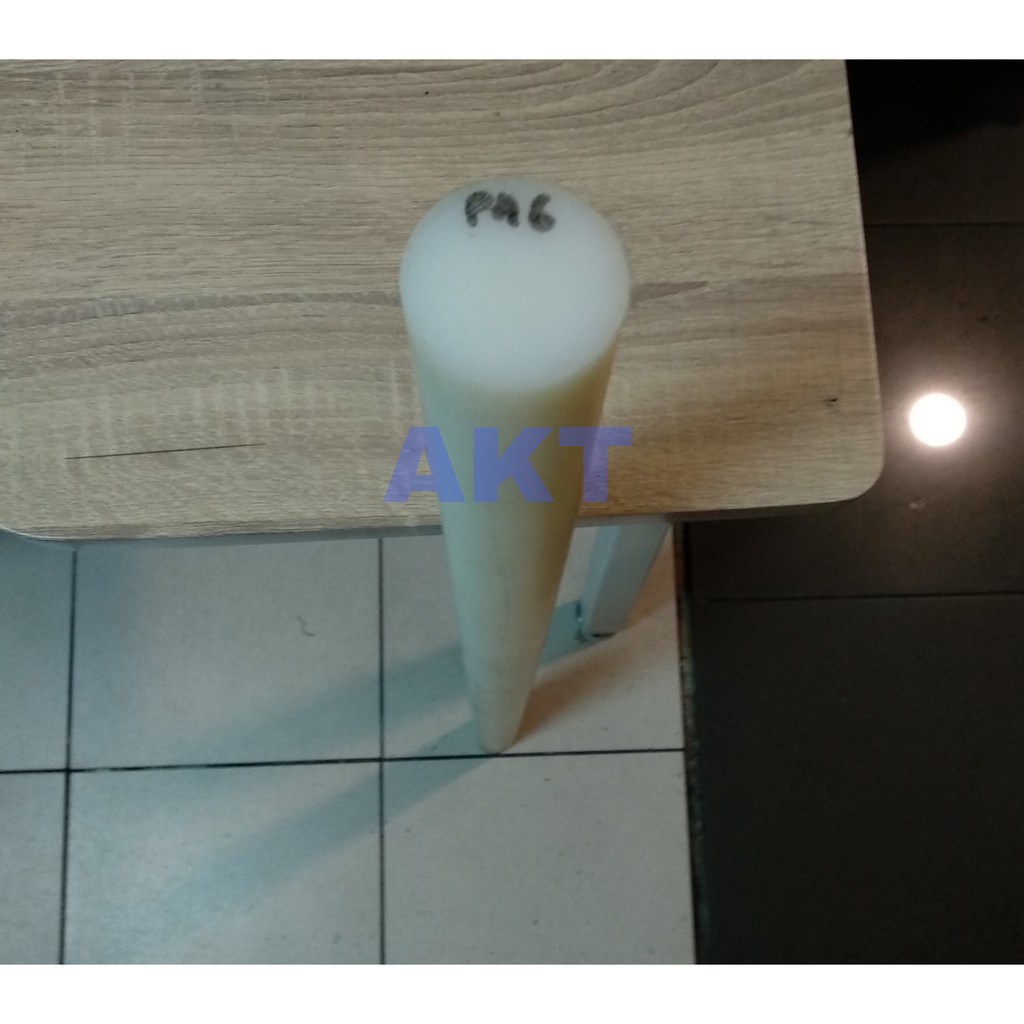 Jual Nylon PA6 Putih Batangan ( PA6 Rod White ) Dia. 35 mm x 1000 mm Indonesia|Shopee Indonesia