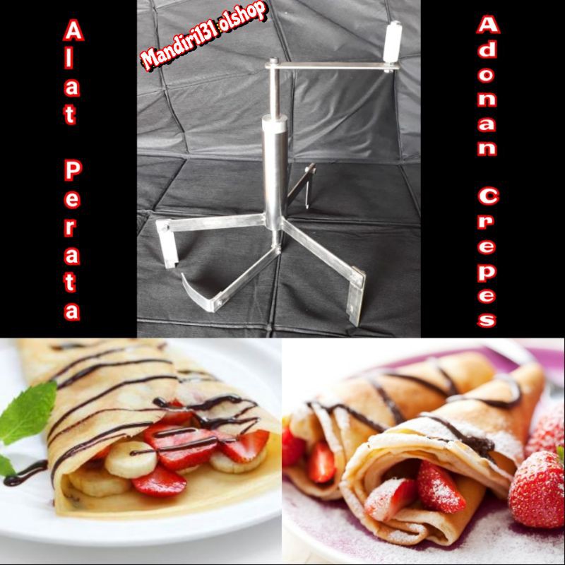 Jual CREPES alat perata/pemutar cetakan adonan crepes semi auto 30cm ...