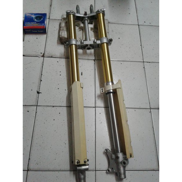 Jual SHOCK SKOK DEPAN KLX USD UP SIDE DOWN WILWOOD GOLD | Shopee Indonesia