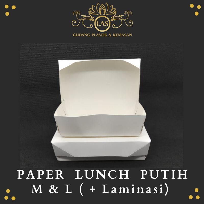 Jual Paper Lunch Putih / Paper Lunch Coklat / Kraft | Shopee Indonesia