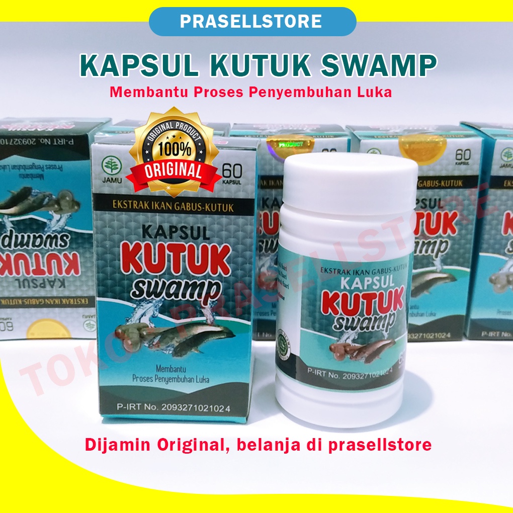 Jual KAPSUL KUTUK Ekstrak Albumin Ikan Gabus 100% Original - Bekas Luka Jahitan Cepat Kering ...