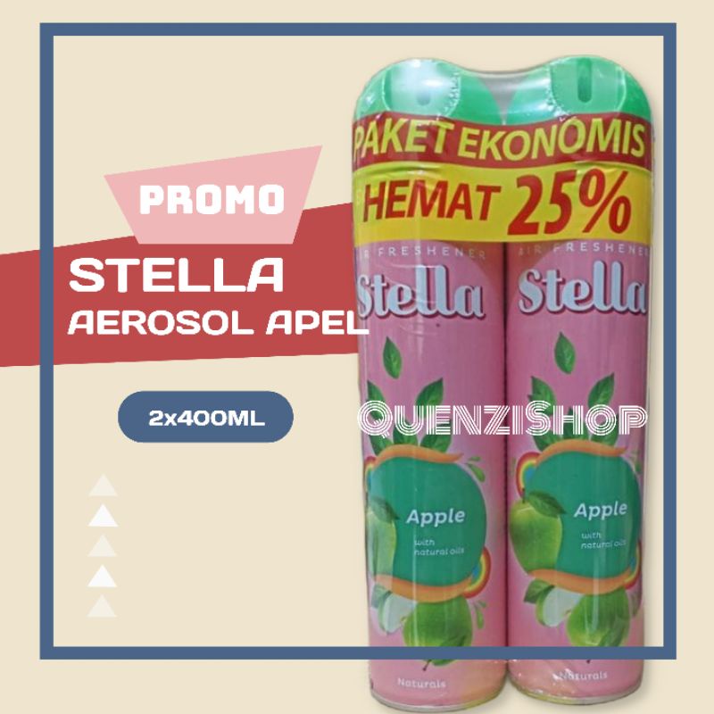 Jual PAKET EKONOMIS STELLA AEROSOL 400ML AROMATERAPI ISI 2 Apel ...