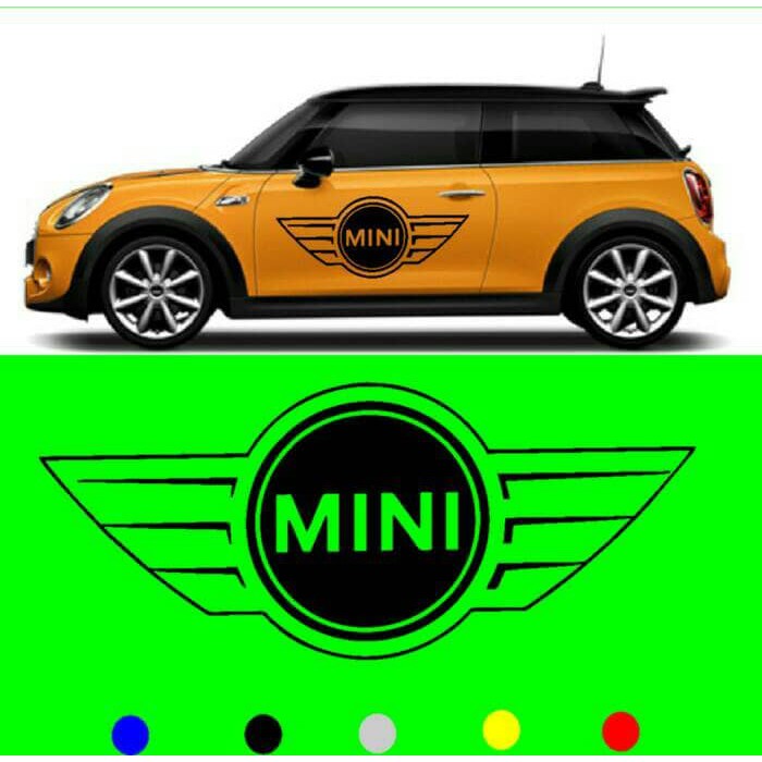 Jual Sticker Cutting Racing Logo Mini Cooper | Shopee Indonesia