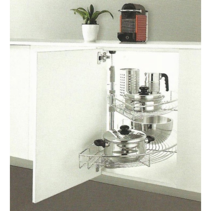 Jual Rak Dapur Kitchen Set VITCO SC 28100 Sudut 180 Derajat Putar ...