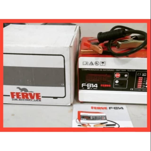 Jual BATTERY TESTER FERVE F814 Indonesia|Shopee Indonesia