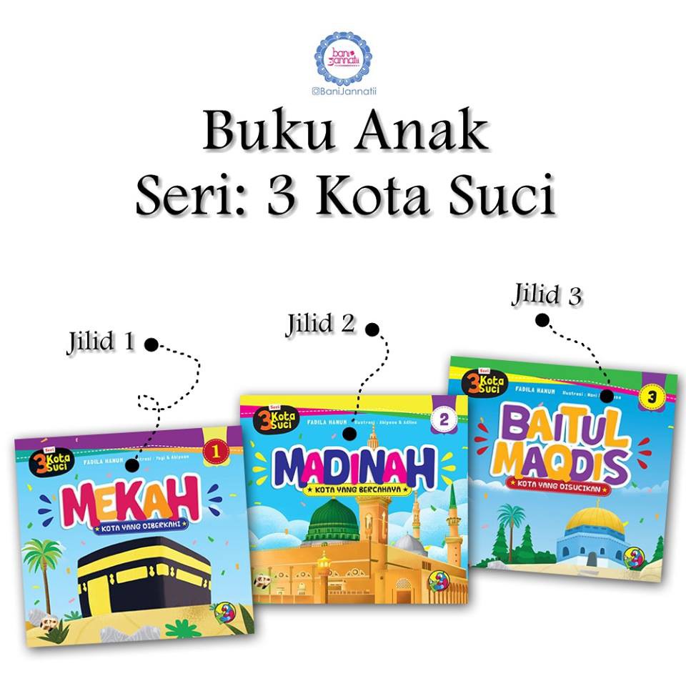 Jual Buku Anak - Seri: 3 Kota Suci ( DAPAT 3 BUKU !!) | Shopee Indonesia