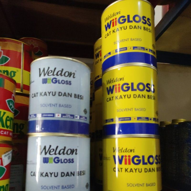 Jual cat sintetis kayu besi WELDON Indonesia|Shopee Indonesia