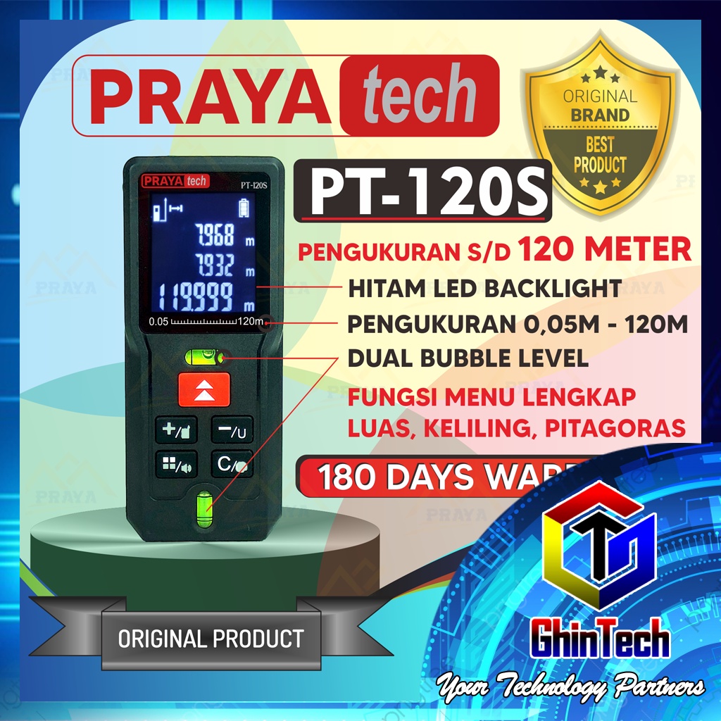 Jual Meteran Laser Digital / Laser Distance Meter / Alat Ukur Jarak ...
