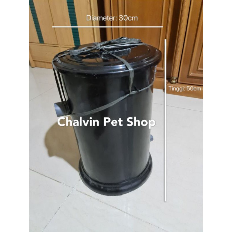 Jual TABUNG TONG FILTER AIR KOLAM / PAM FIBER TINGGI 50 cm DIAMETER 30 ...