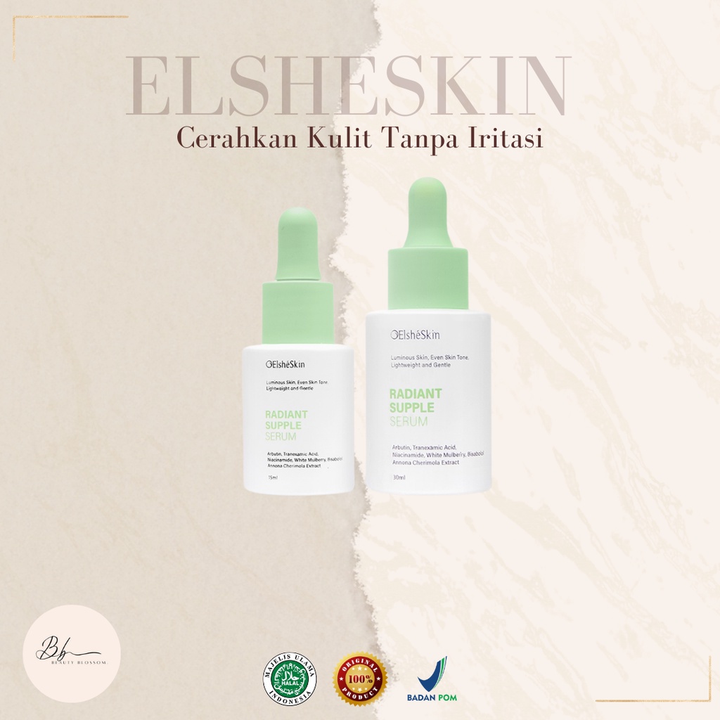 Jual ElsheSkin Radiant Supple Serum - 15ml & 30ml Alpha Arbutin (100% ...