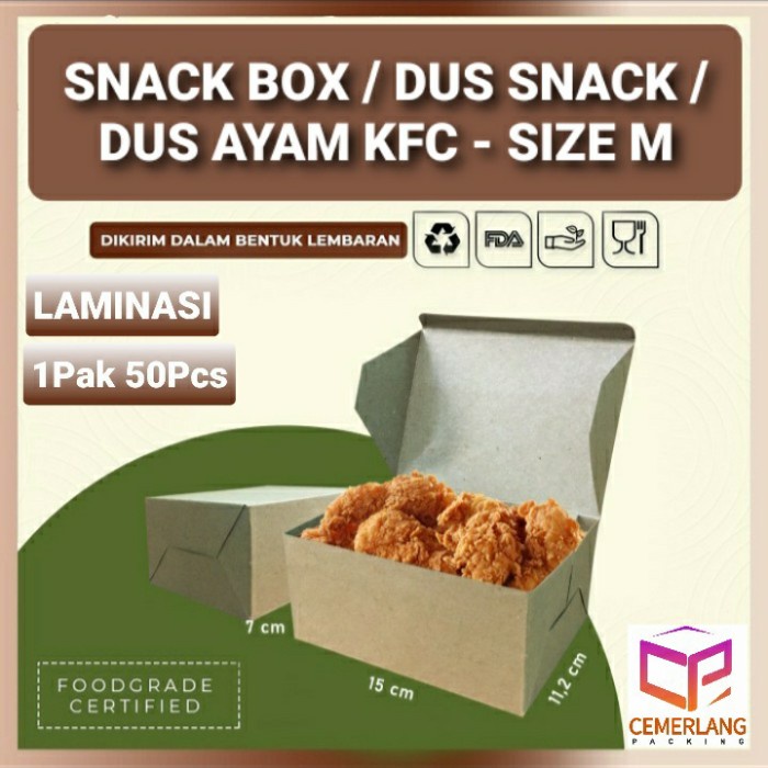Jual Kotak Box Dus Snack Pesta Akikah Nasi Ayam Goreng KFC Kraft ...