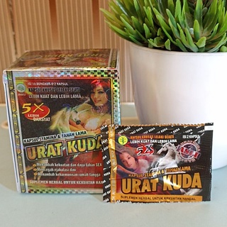 Jual KAPSUL URAT KUDA 5X LBH DAHSYAT OBAT KUAT OBAT TAHAN LAMA (1 Sachet) | Shopee Indonesia