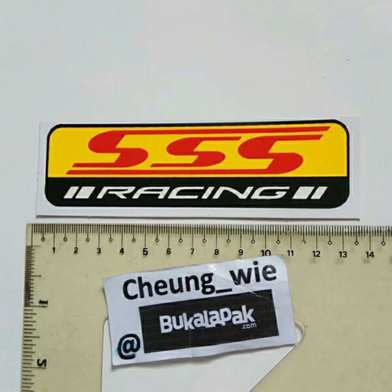 Jual Stiker / Stiker Logo SSS Racing size 12cm | Shopee Indonesia