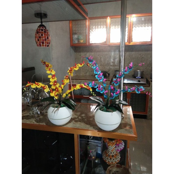 Jual bunga anggrek akrilik | Shopee Indonesia