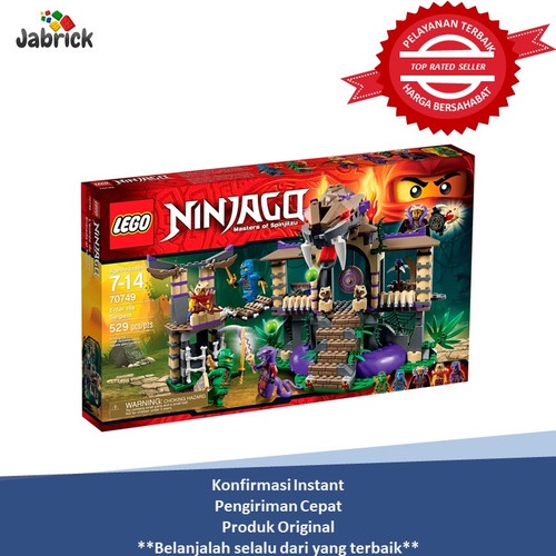 Jual LEGO 70749 NINJAGO Enter The Serpent | Shopee Indonesia
