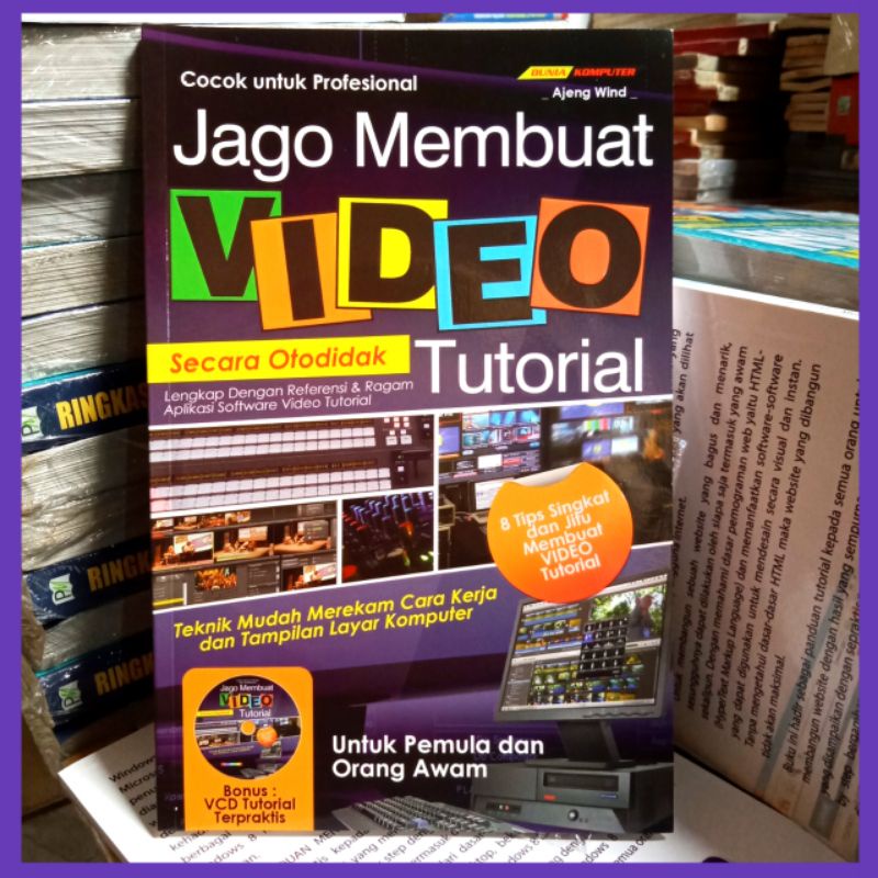 Jual buku jago membuat video tutorial secara otodidak untuk pemula | Shopee Indonesia