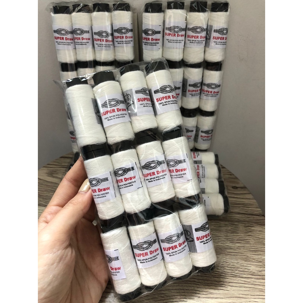 Jual dailybar - Benang Jahit Besar 12pcs Warna-Warni Benang Jait Baju ...