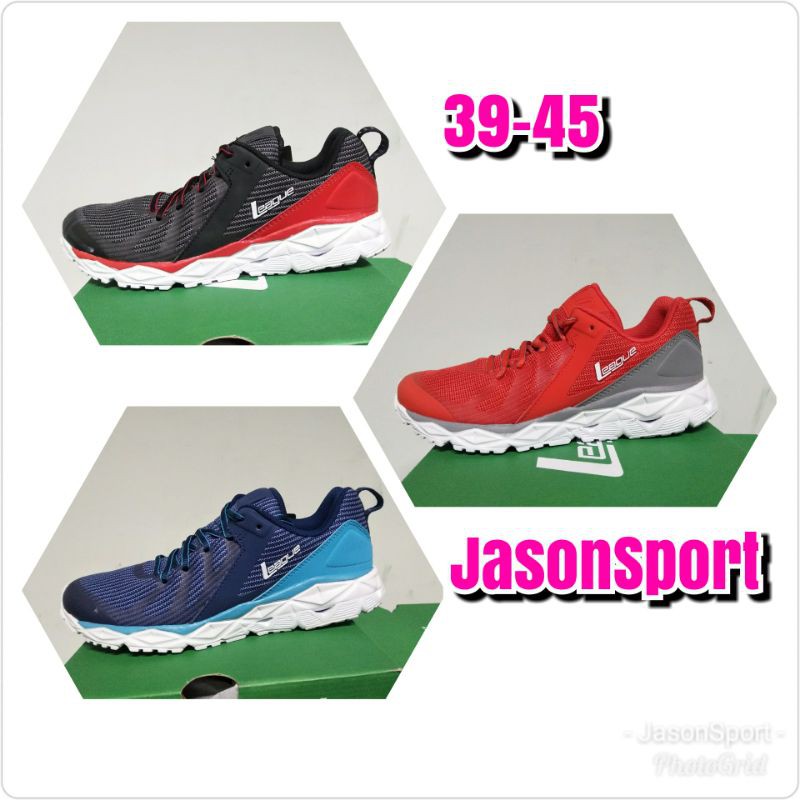 Jual Sepatu League Regulus Running Shoes Cowo Pria Original Murah ...