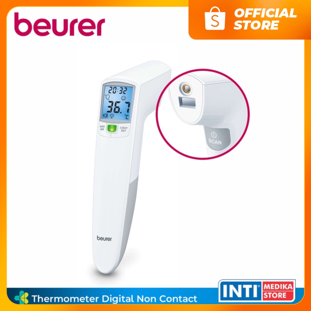 Jual BEURER - Infrared Thermometer FT100 | Termometer Digital Non Kontak | Shopee Indonesia