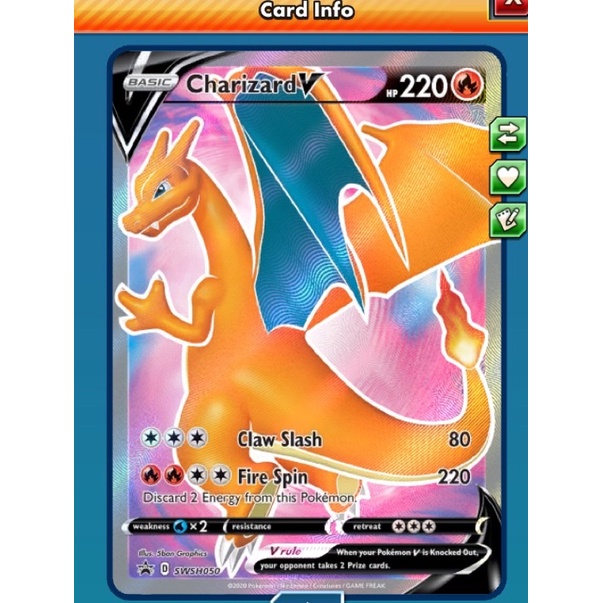 Charizard V Pokemon TCG Online Card | Shopee Indonesia