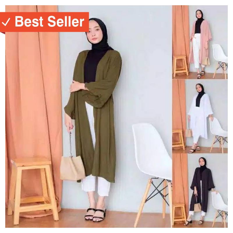 Jual FASHION COCOK LEBARAN HARI RAYA IDUL FITRI / YURA LONG OUTER Yuuna ...