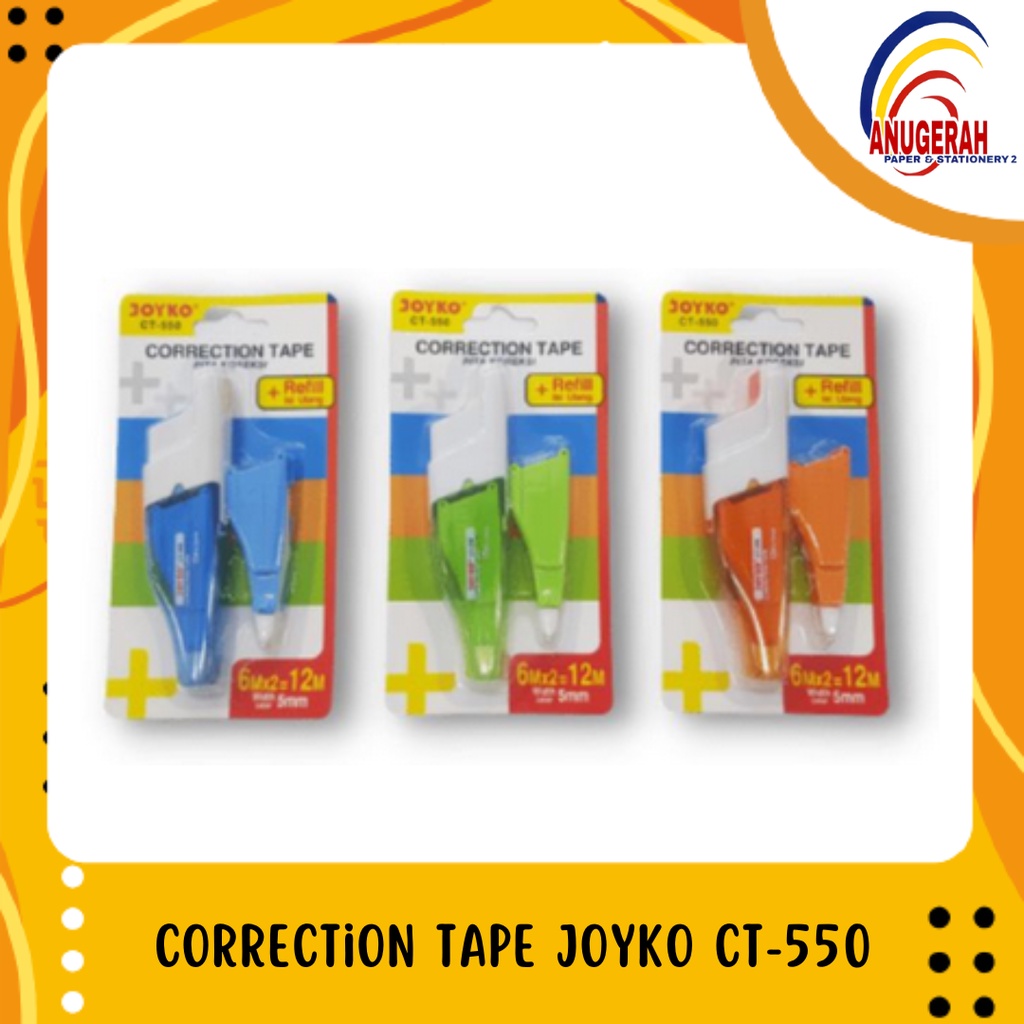 Jual Correction Tape Joyko CT-550 (PCS) | Shopee Indonesia