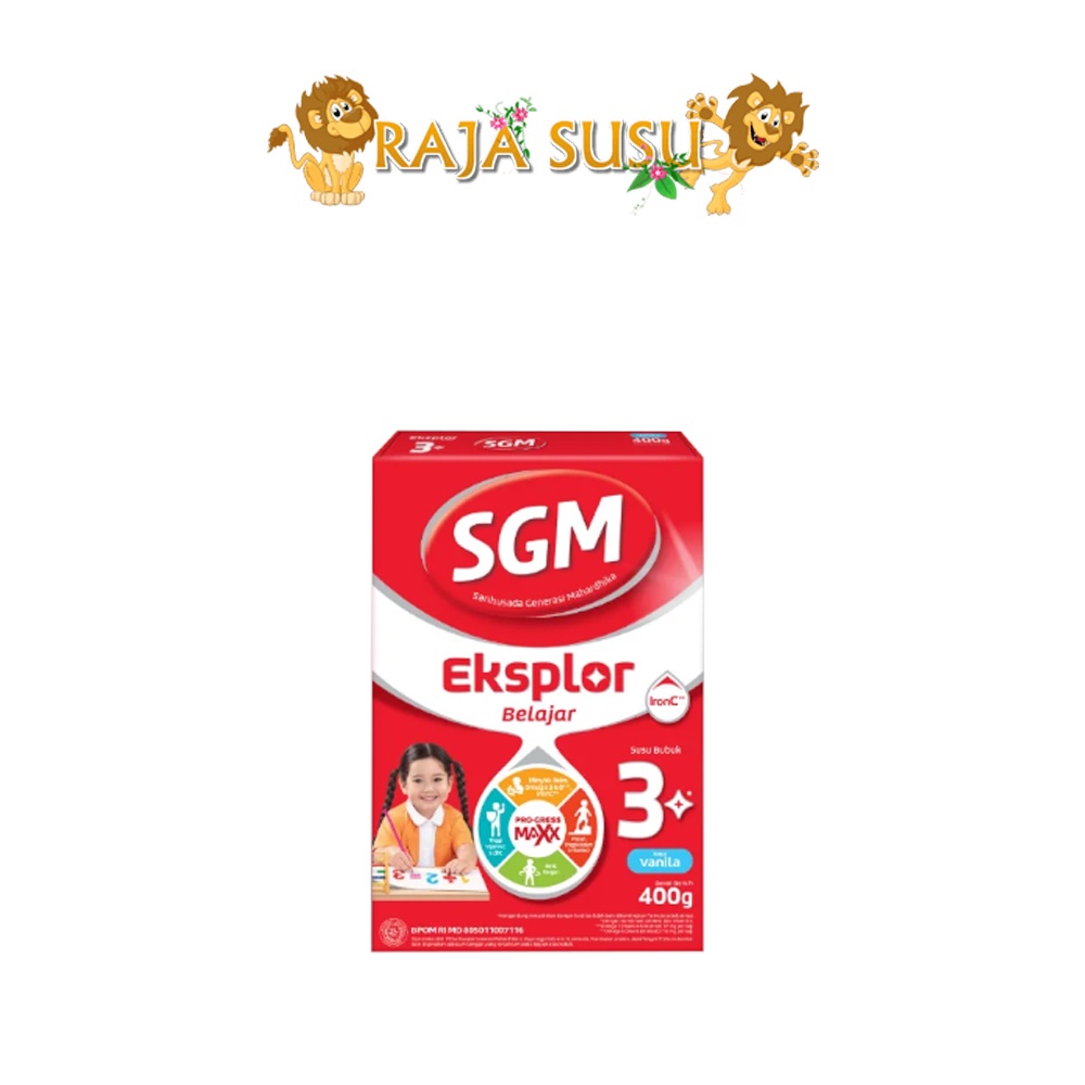 Jual SGM 3+ VANILA 400 GR - RAJA SUSU | Shopee Indonesia