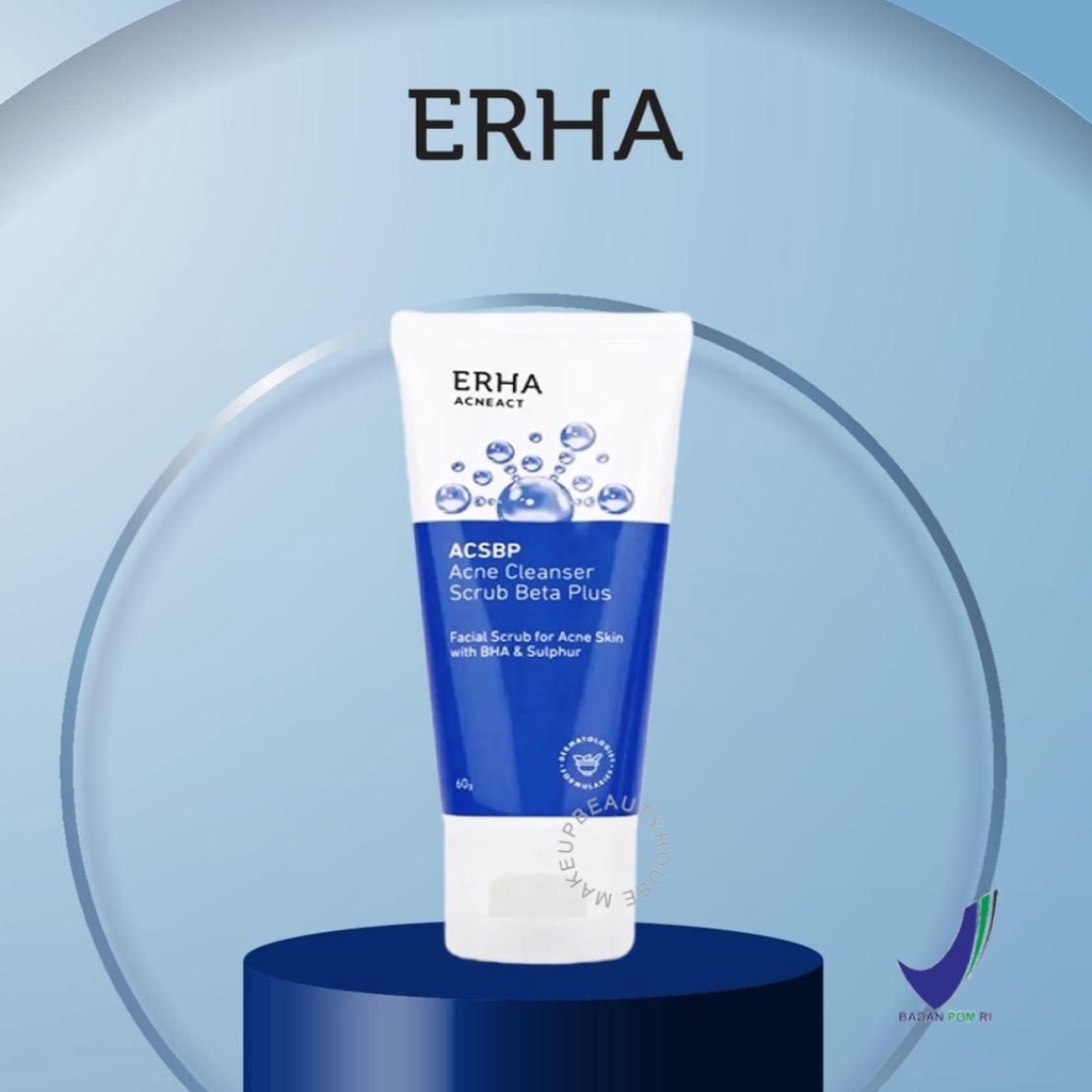 Jual ERHA Acneact ACSBP Acne Cleanser Scrub Beta Plus 60g | Shopee ...