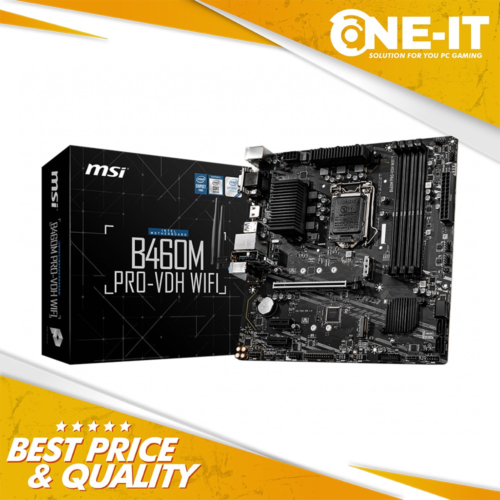 Jual Motherboard MSI B460M PRO VDH WIFI | Shopee Indonesia
