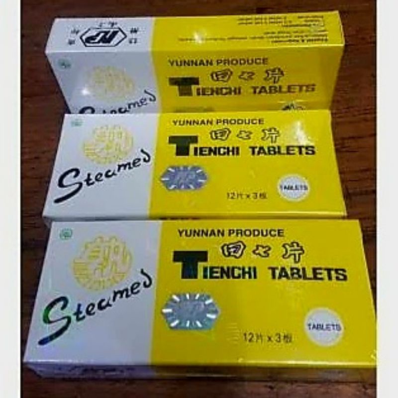 Jual tienchi tablets steamed box 36 tablet | Shopee Indonesia
