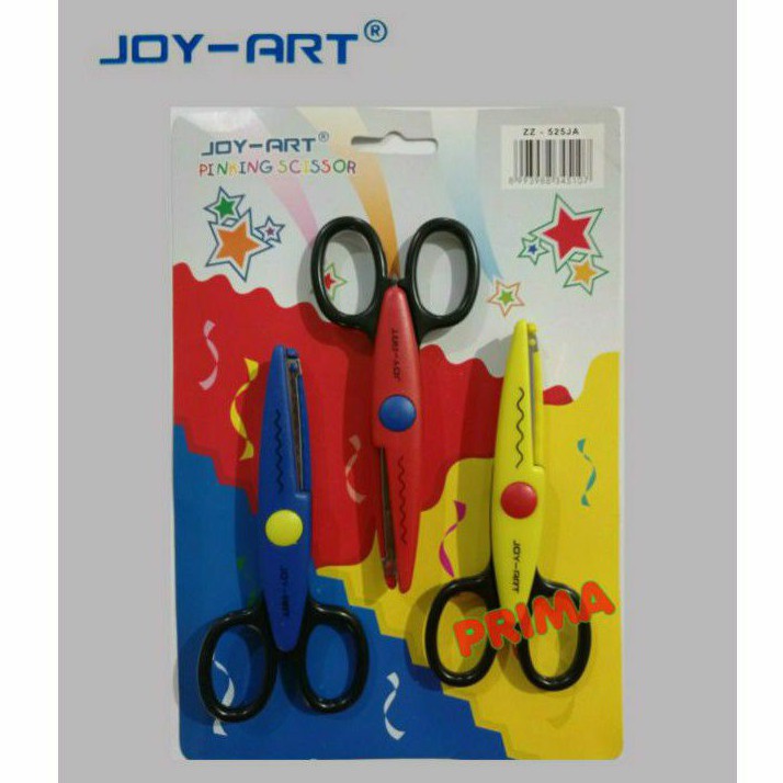 Jual GUNTING POLA / GUNTING ZIG-ZAG JOYART (ISI 3 BH GUNTING) | Shopee ...