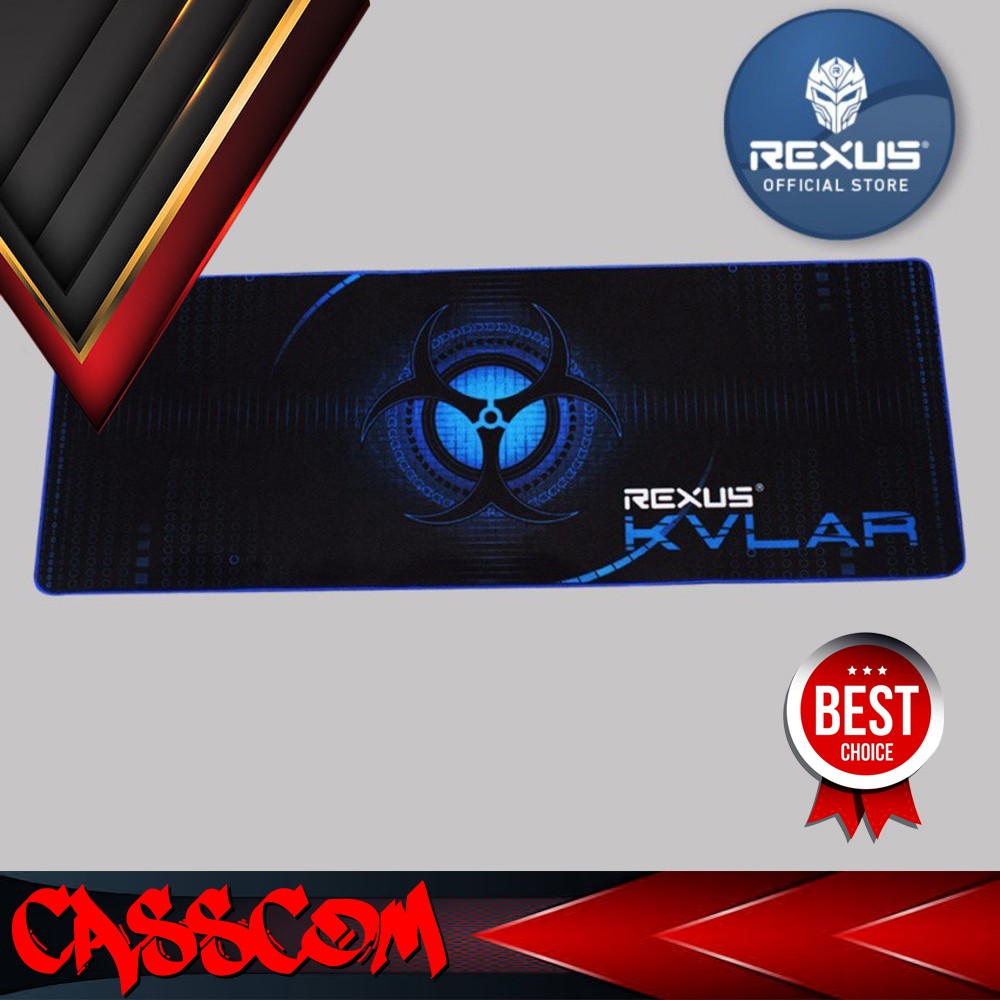 Jual Rexus KVLAR T1 Gaming Mousepad - 800x300x3mm large size | Shopee ...