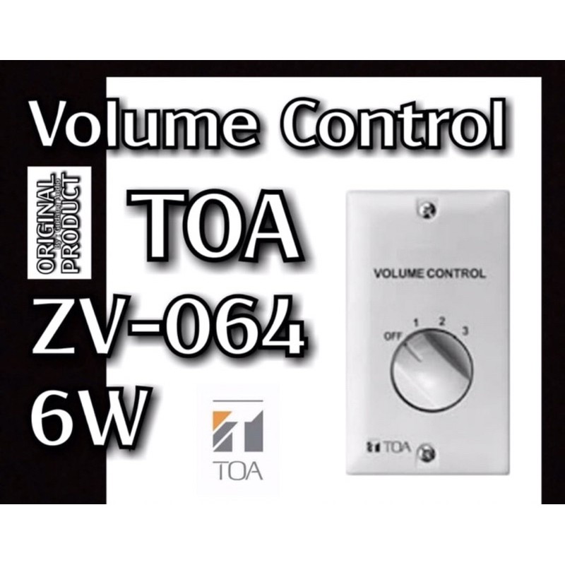 Jual Volume Control Toa ZV -064 / 6 Watt Original | Shopee Indonesia