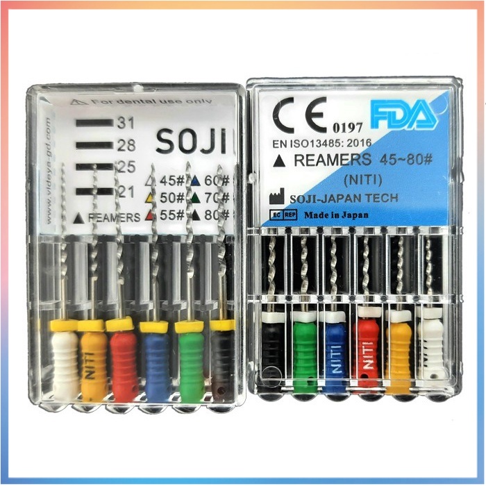 Jual Dental Jarum Endo Reamers NITI UKURAN #45-80 - 25 mm | Shopee ...