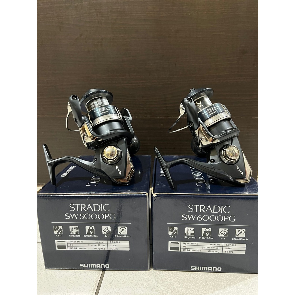Jual Reel Spinning Shimano Stradic SW 5000PG/6000PG | Shopee Indonesia