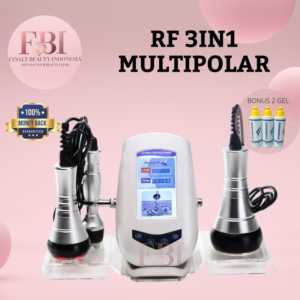 Jual Alat Rf radio frekuensi Multipolar 3in1 Pelangsing Tubuh RF ...