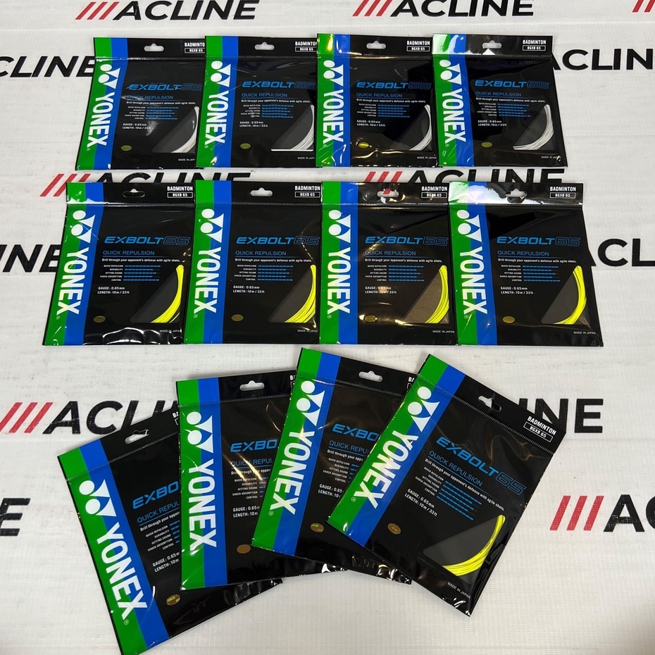 Jual SENAR YONEX EXBOLT 65 ORIGINAL YONEX STRING MADE IN JAPAN | Shopee ...