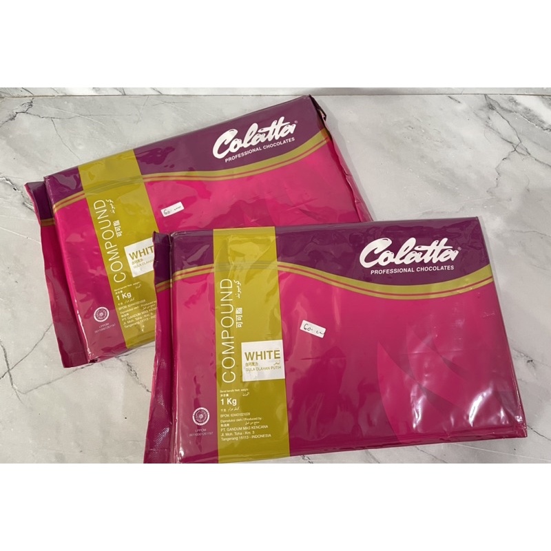 Jual COLATTA WHITE & DARK COMPOUND / COKLAT PUTIH & DARK BATANG 1kg ...