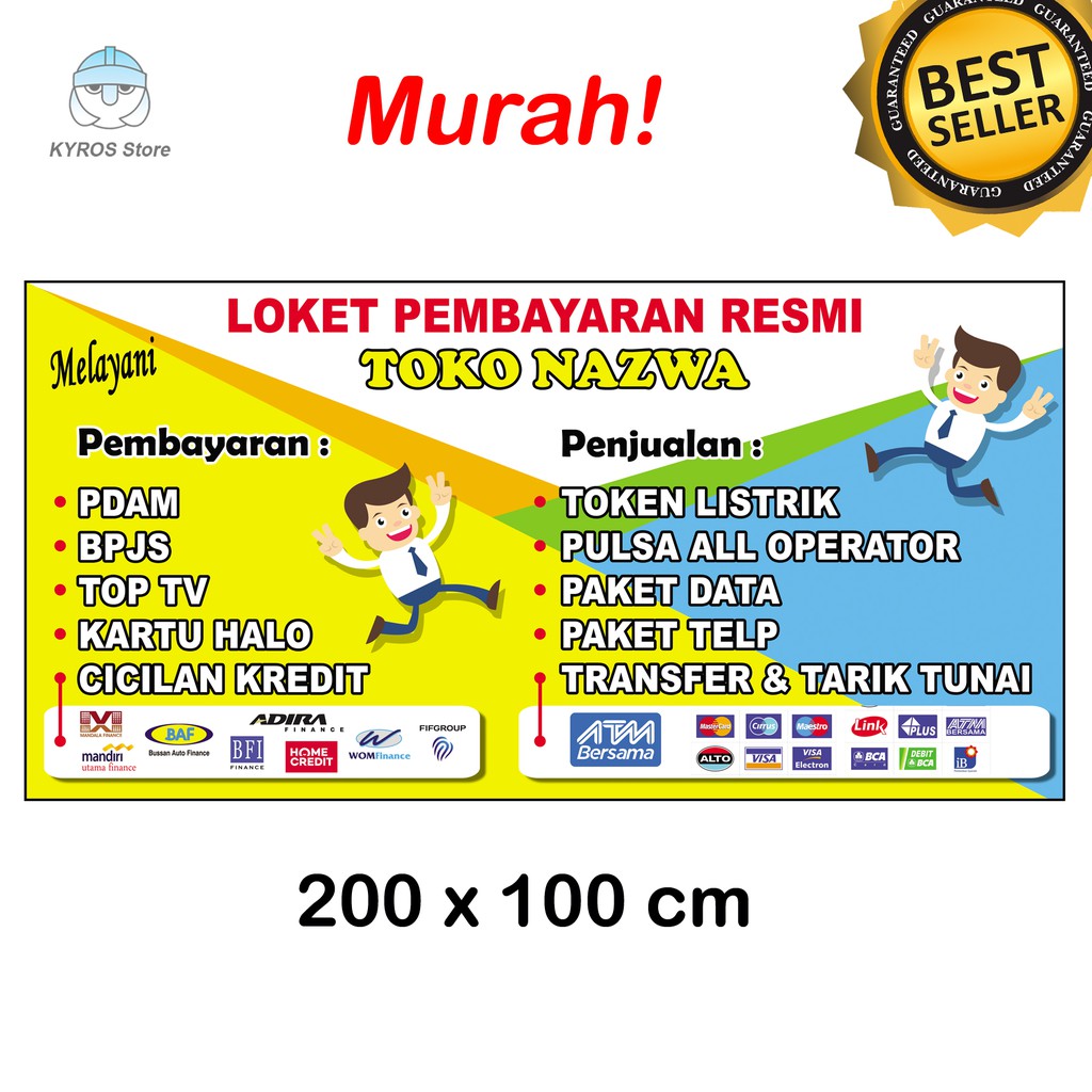 Jual SPANDUK BANNER LOKET PPOB BARU | Shopee Indonesia