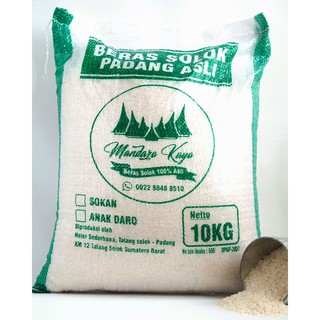 Jual Beras Padang Solok - Anak Daro 10kg | Shopee Indonesia
