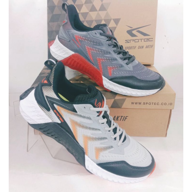 Jual sepatu running terbaru SPOTEC FORZA original | Shopee Indonesia