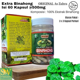 Jual Kapsul Extra Binahong Original As Zahra - Ekstrak Binahong 60 Kapsul @500mg Indonesia ...