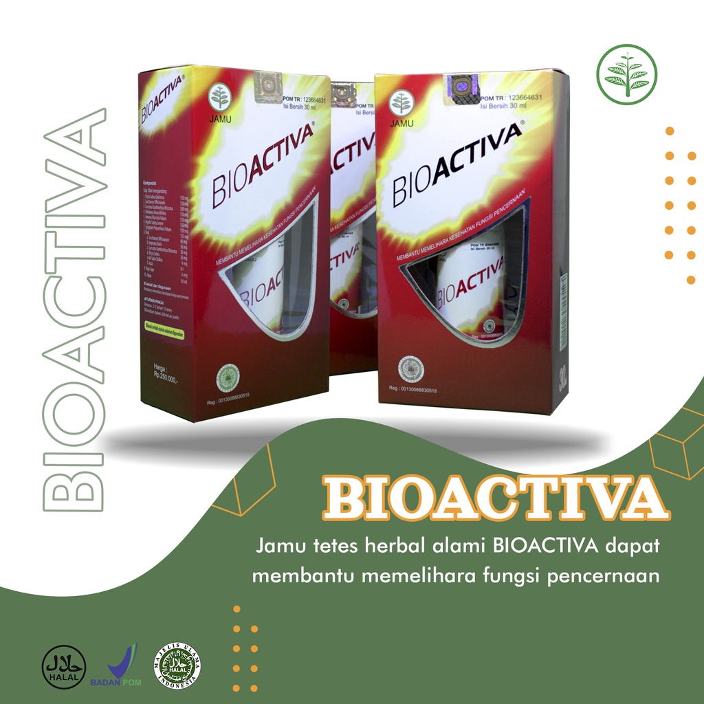Jual OBAT HERBAL BIOACTIVA / BIO ACTIVA / BIOAKTIVA | Shopee Indonesia