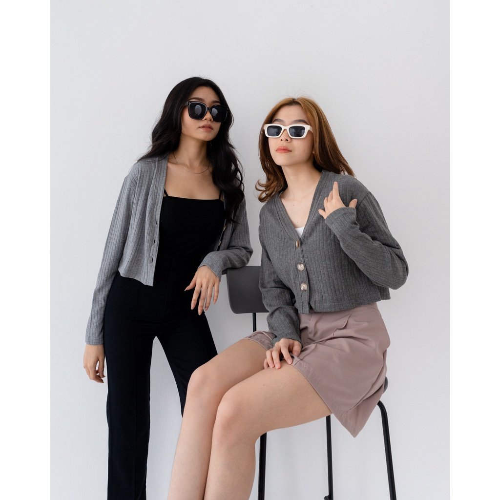 Jual Lia Cardigan ( luaran knit wanita ) | Shopee Indonesia
