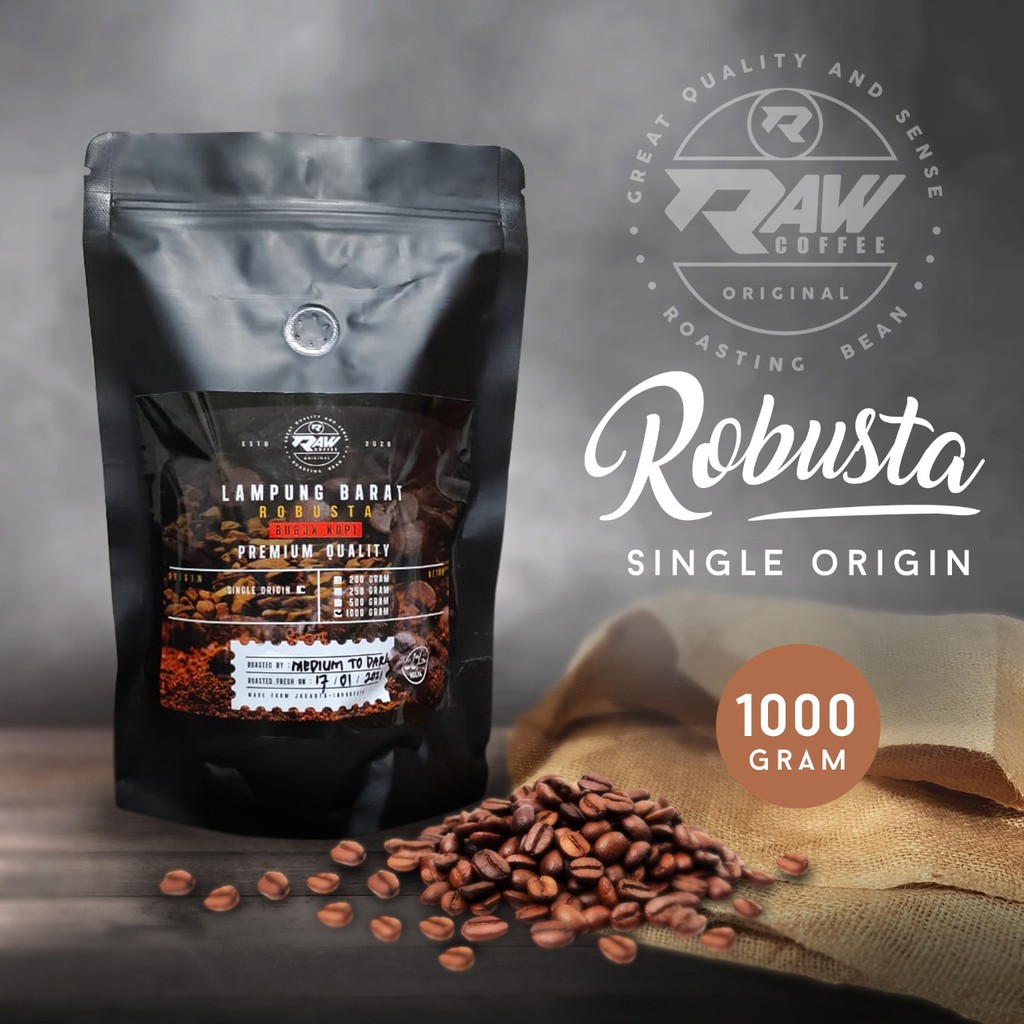 Jual KOPI ROBUSTA LAMPUNG PREMIUM QUALITY 1 KG | Shopee Indonesia