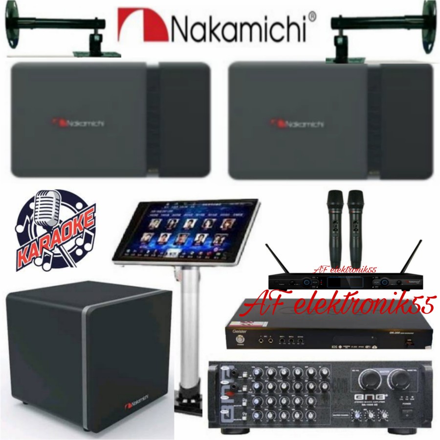 Jual Paket Sound System Karaoke Full Nakamichi ( Paket Komplit 3 ) Original Indonesia|Shopee ...