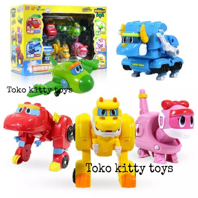 Jual MAINAN GOGO DINO SET ISI 5 GO GO DINO BERUBAH ROBOT MOMO DINO 5 BOX | Shopee Indonesia