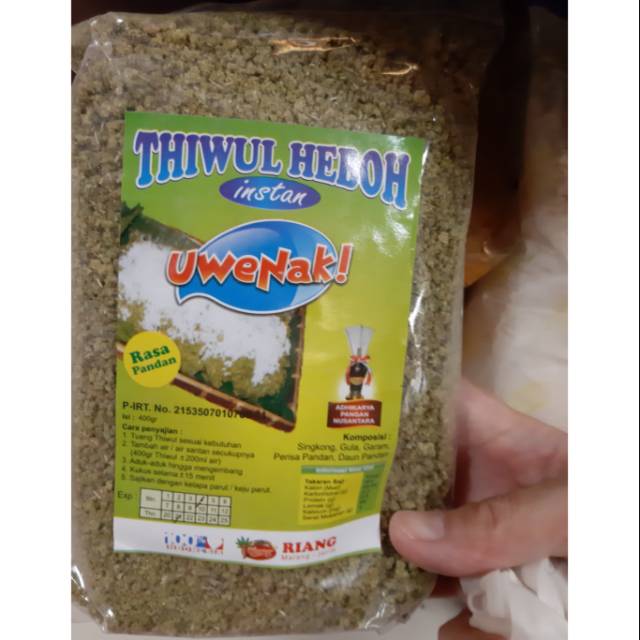 Jual Thiwul instant/Gerit Jagung instant**Tiwul Pandan Thiwul Instant ...